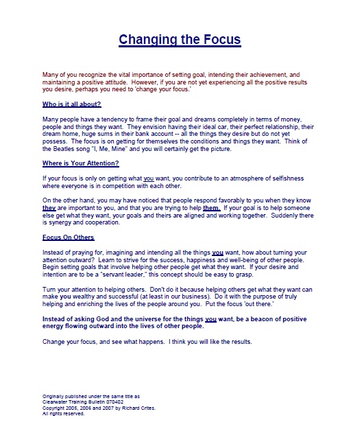 Richard Crites Personal Profile